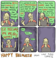 Happy Halloween from the Crypt Keeper - Last Place Comics
