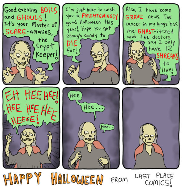 Happy Halloween from the Crypt Keeper - Last Place Comics