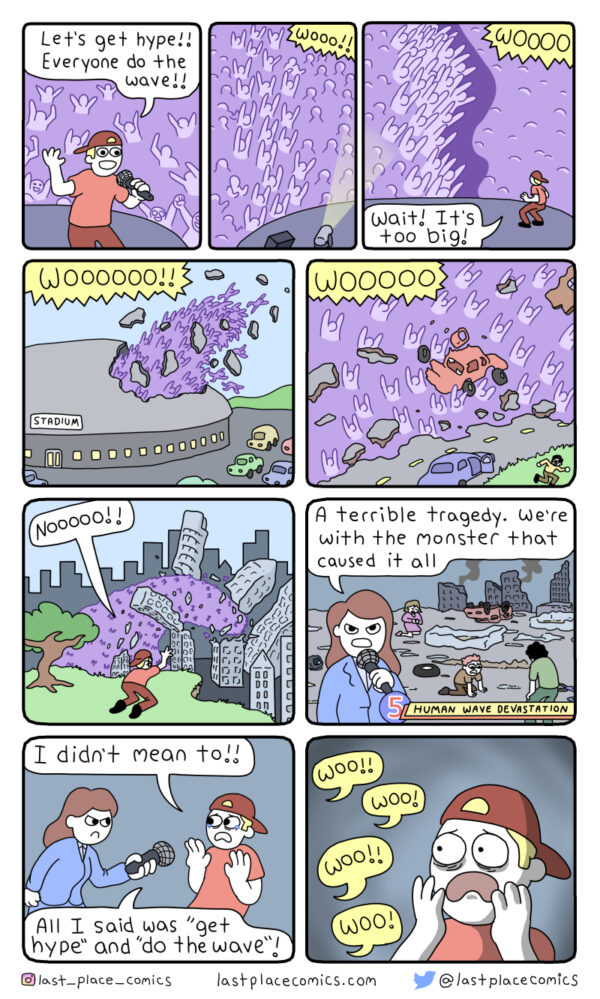 Do the Wave! - Last Place Comics