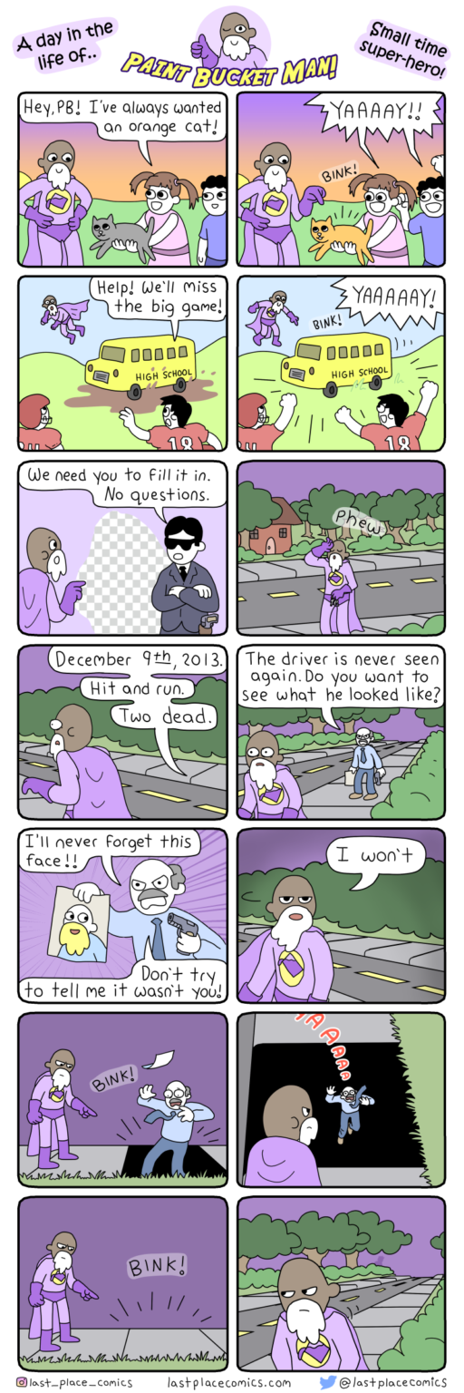 Paint Bucket Man - Last Place Comics